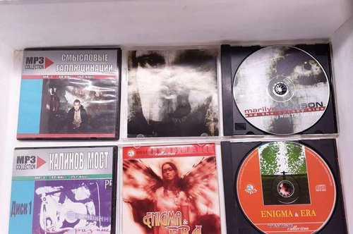 Cd диски музыка, рисование, фильмы