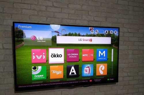 Ультратонкий SmartTV LG 140см встр. wifi,3D,указка