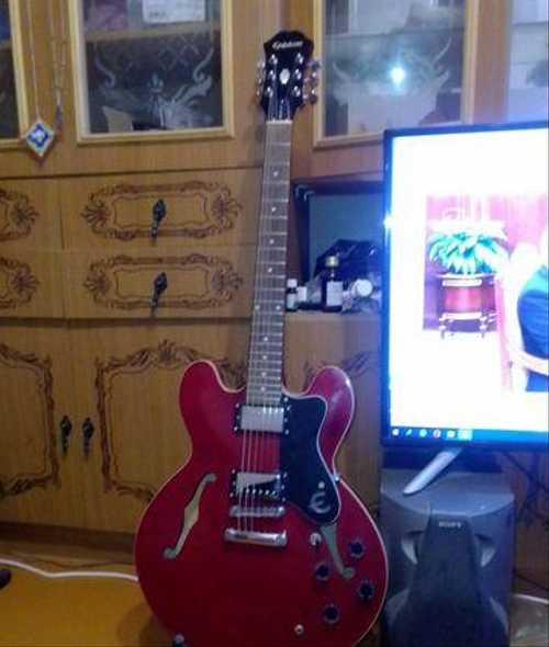 Электро гитара Epiphone es-335 dot cherry