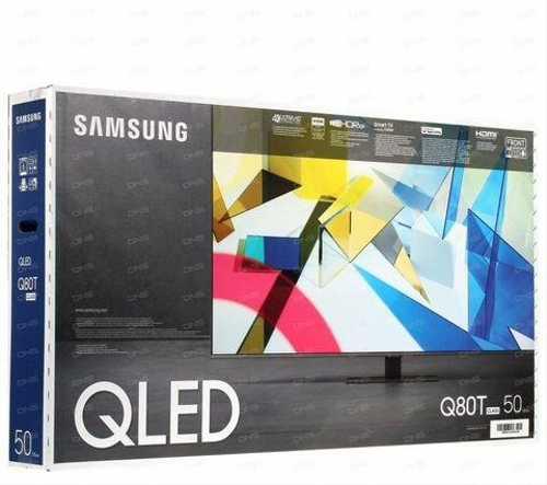 Новый телевизор Samsung QE50Q80Tauxru Чек Гарантия