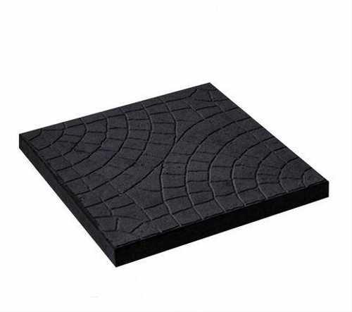 Тротуарная плитка "Паутинка", 30x30x3см, черный