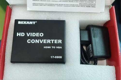 Конвертер видеосигнала hdmi to VGA Rexant 17-6908