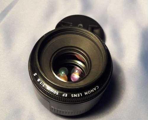Объектив Canon EF 50mm 1:1.8 II