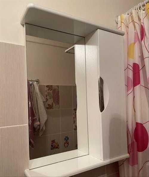 Зеркальный шкаф для ванны 60 см