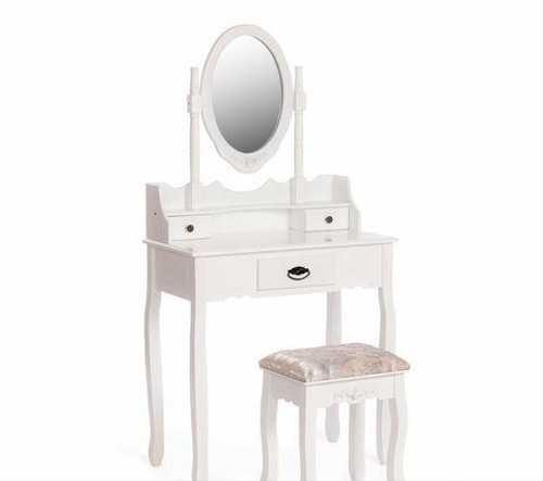 Туалетный столик с зеркалом и табуретом gaude
