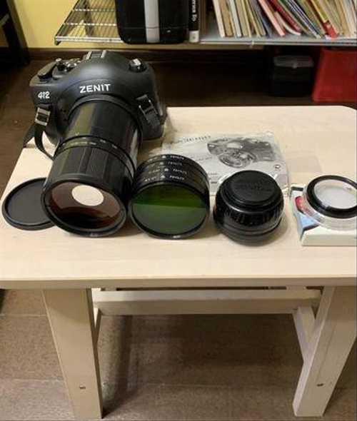 Зеркальный фотоаппарат Зенит-412 DX (в комплекте)