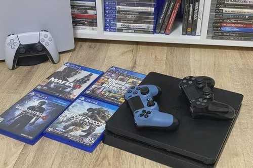 PS4 Playstation 4 slim sony PS4 PRO +RDR2 GTA5 mk