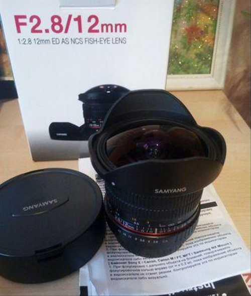 Samyang 12mm f/2.8 ed as ncs fish-eye canon ef