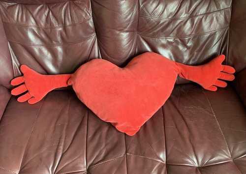 Подушка икеа сердце