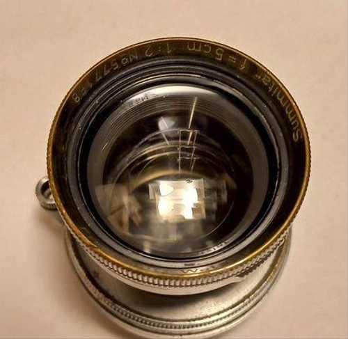 Объектив Ernst Leitz Leica Summitar f5cm 1:2