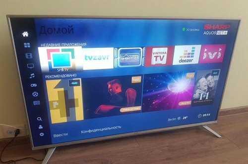 Телевизор smart tv 4К Wi-Fi 55’’