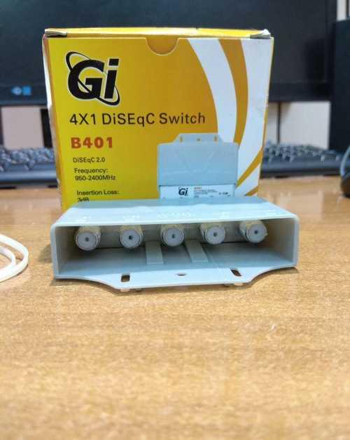 Gi diseqc 2.0 Switch 4x1 B401 Новый