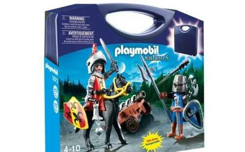 Подарочный конструктор playmobil: рыцари