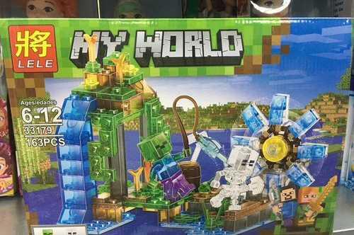 Лего игровой набор майнкрафт -MY world. 163