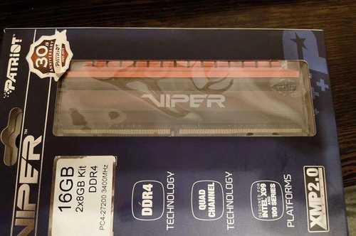 Viper Patriot DDR4 16Gb 3400Mhz