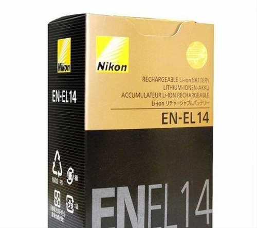 Аккумулятор Nikon EN-EL14 /EN-EL14a новый