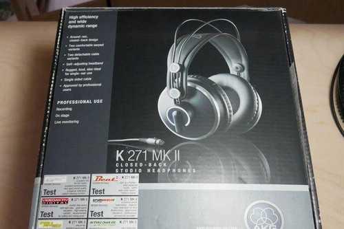 Студийные наушники AKG K271 mkii