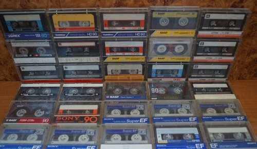 TDK sony basf fuji аудиокассеты 30 штук