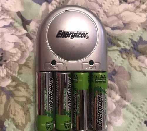 Зарядное устройство Energizer с аккумуляторами аа