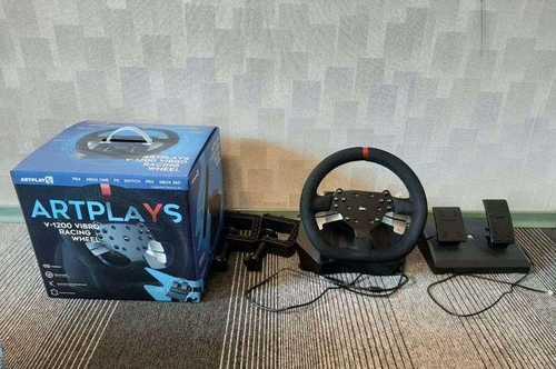 Artplays vibro. Руль ARTPLAYS V-1200 Vibro Racing Wheel. ARTPLAYS руль v-1200 крепление. ARTPLAYS V-1200 Vibro Racing Wheel сколько градусов.