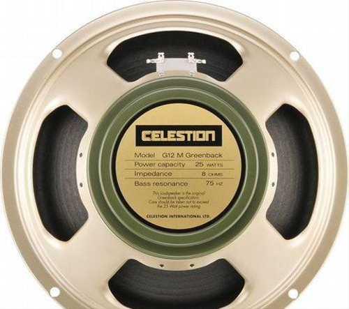 Гитарный динамик Celestion G12M 12", 8 Ом, 25Вт