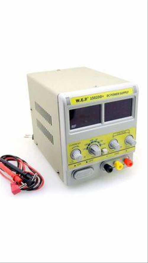 Лабораторный источник питания W.E.P 1502DD+