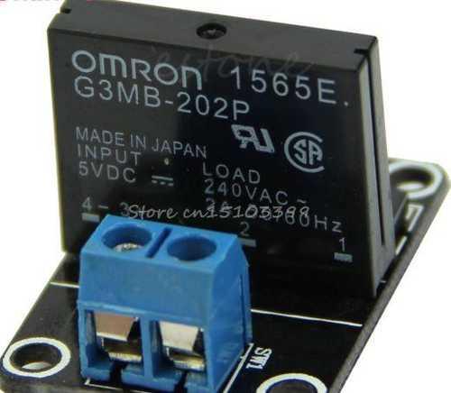 Твердотельное реле omron G3mb-202p