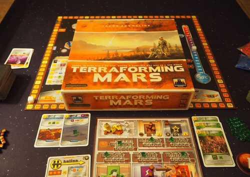 Настольная игра Покорение марса Terraforming Mars