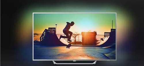 Телевизор 4K Philips 65PUS6412 серебристый ulhd