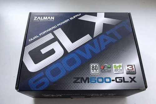 Блок питания для пк 600 w Zalman ZM600-GLX