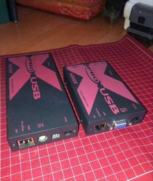 KVM-удлинитель adder x-usbpro-iec с приемником