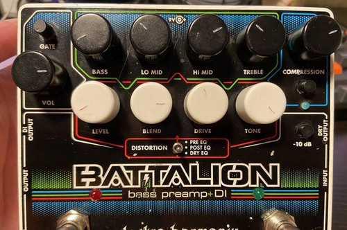 Electro-Harmonix (EHX) Battalion bass preamp + DI