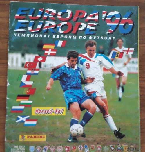 Журнал с наклейками Panini Euro 96