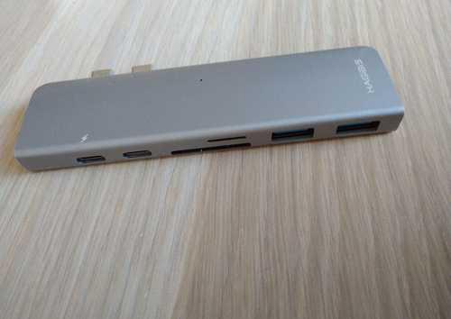 Адаптер Xiaomi hagibis USB-C Hub DC7 для MacBook
