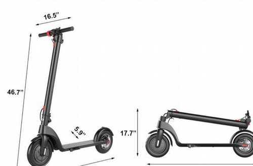 Электросамокат hx x7 аккумулятор