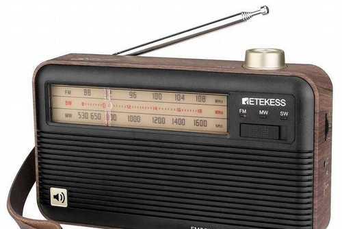 Переносной ретро радиоприемник Retekess TR614
