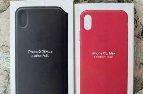 Apple leather case и leather case folio XS MAX