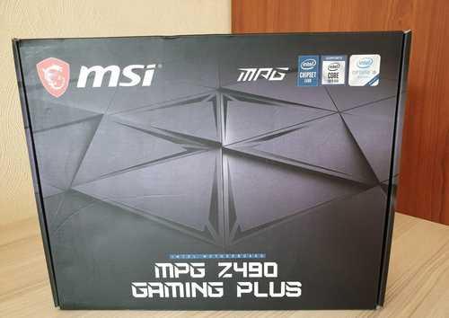 Материнская плата MSI MPG Z490 gaming plus