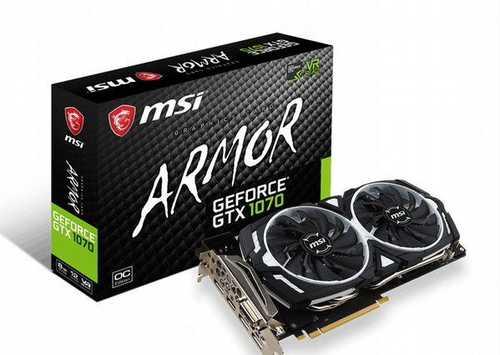 MSI GeForce GTX1070 Armor 8G OC