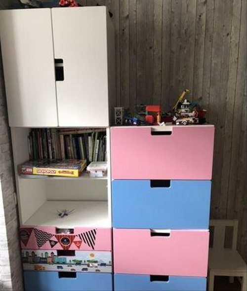 Стеллаж, шкаф для вещей и игрушек стуве IKEA