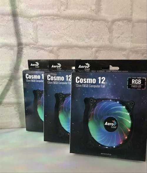 Корпусные вентиляторы Aerocool Cosmo 12 RGB