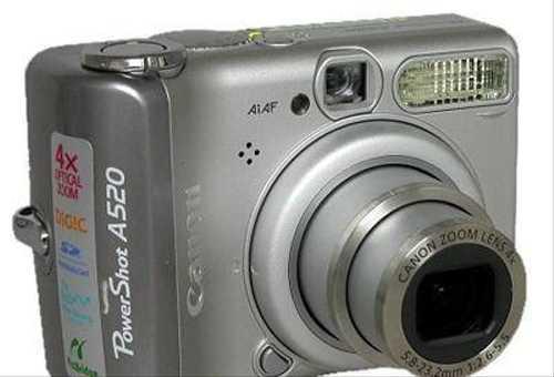 Фотоаппарат цифровой Canon PowerShot A520