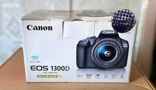 Новый фотоаппарат canon 1300D