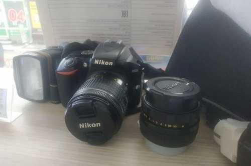 Зеркальный фотоаппарат nikon D 3500 арт 1303721