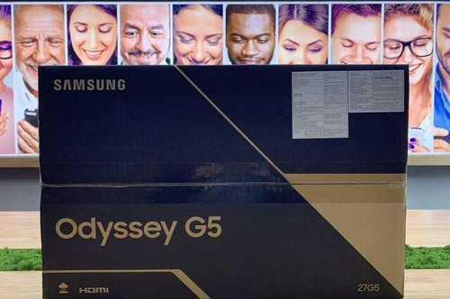 Монитор Samsung Odyssey G5 C27G54TQW 27", черный