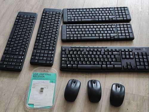 Беспроводеые клавиатуры и мыши Logitech без ресиве