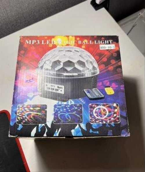 Светодиодный диско шар Magic Ball Light MP3
