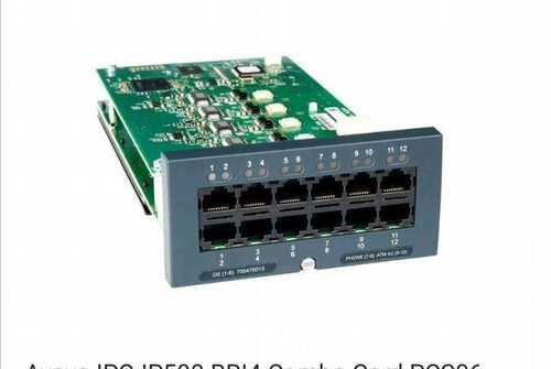 Плата для атс Avaya IPO IP500 BRI4 Combo Card PCS0