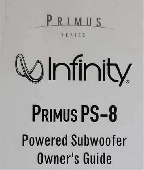 Домашний сабвуфер Infinity Primus PS-8