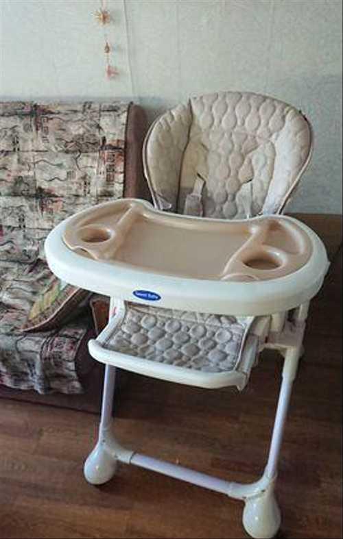 Стульчик для кормления sweet baby luxor classic beige